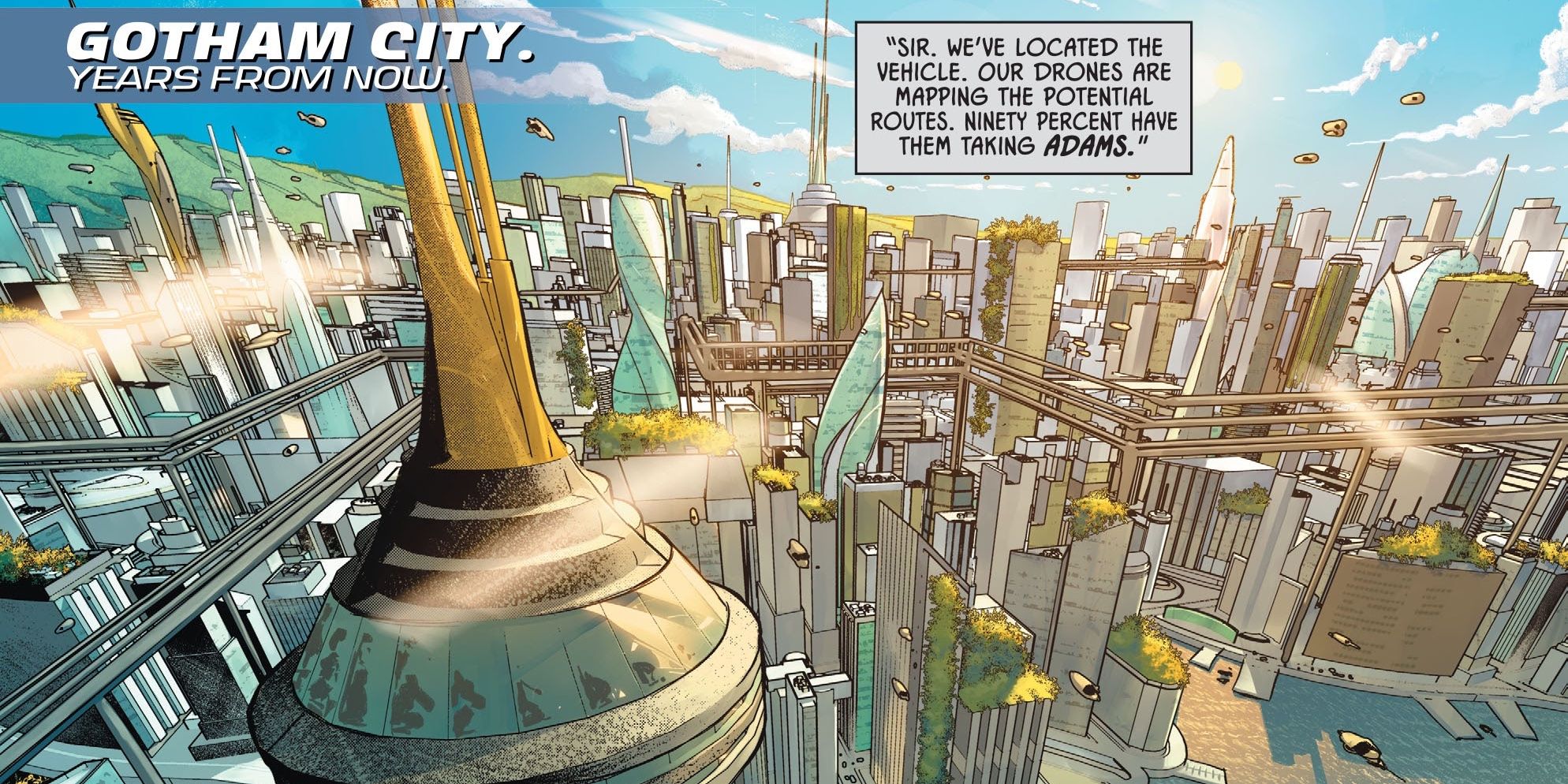 Batman Shows Fans The Shining Future Of Gotham