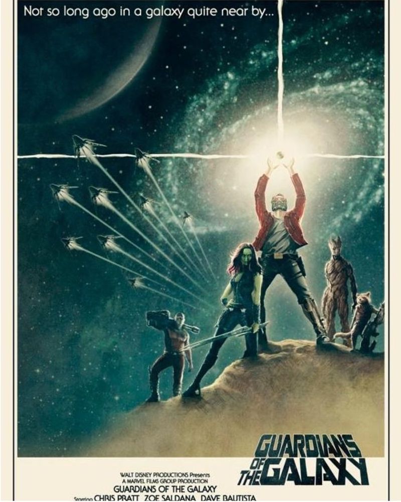 These Fan-Reimagined Guardians Of The Galaxy Posters Are Cooler Than ...
