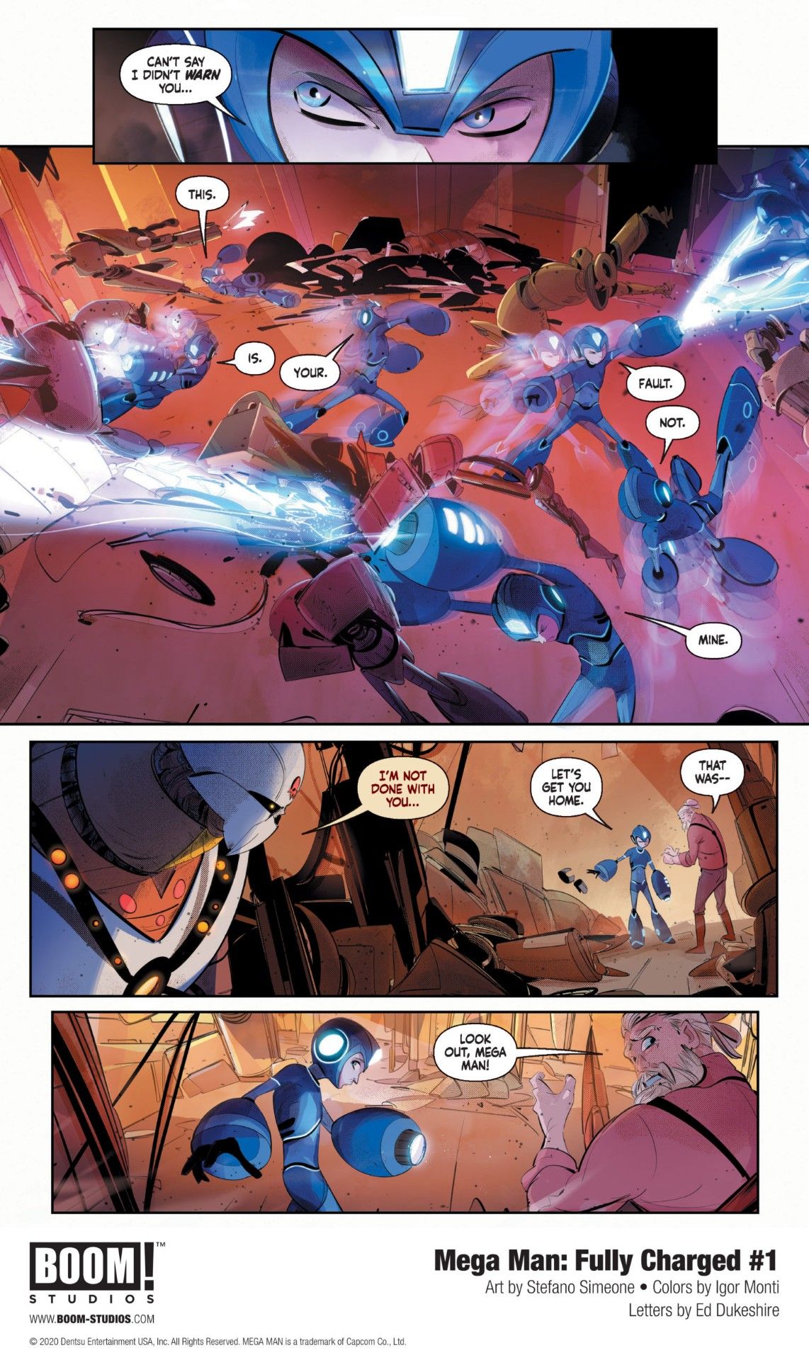Mega Man Returns to Comics In Preview for Mega Man: Fully Charged