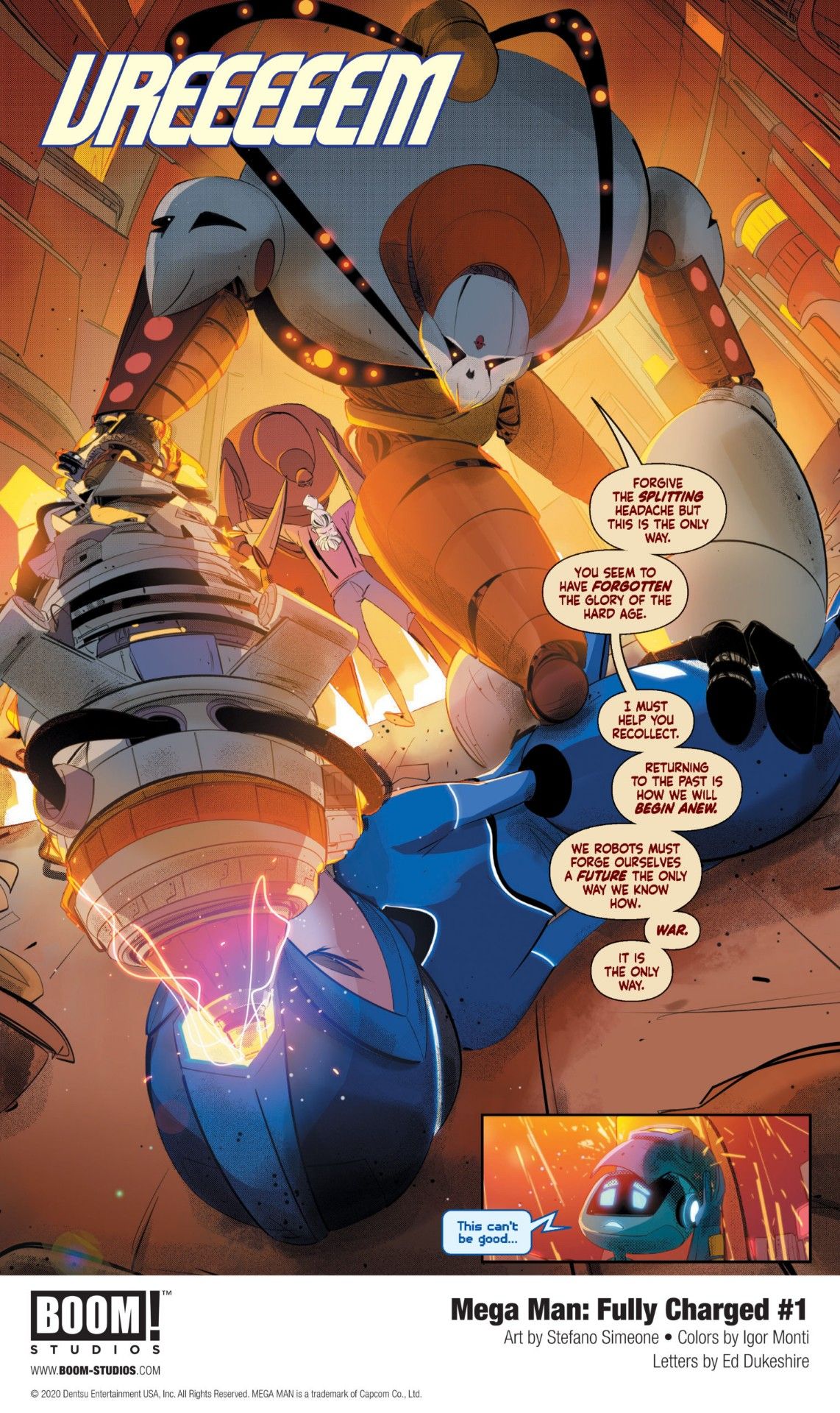 Mega Man Returns to Comics In Preview for Mega Man: Fully Charged