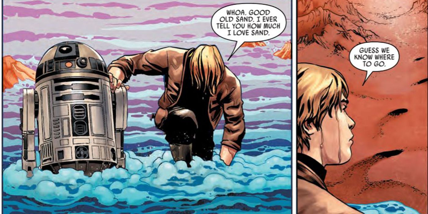 Star Wars Mocks Anakin’s Sand Line… Luke Loves It