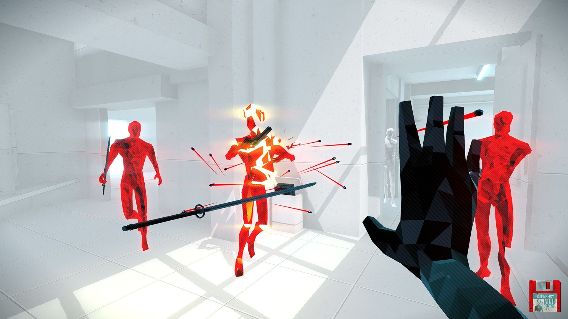 Superhot: Mind Control Delete's New Melee Weapons & Throwables