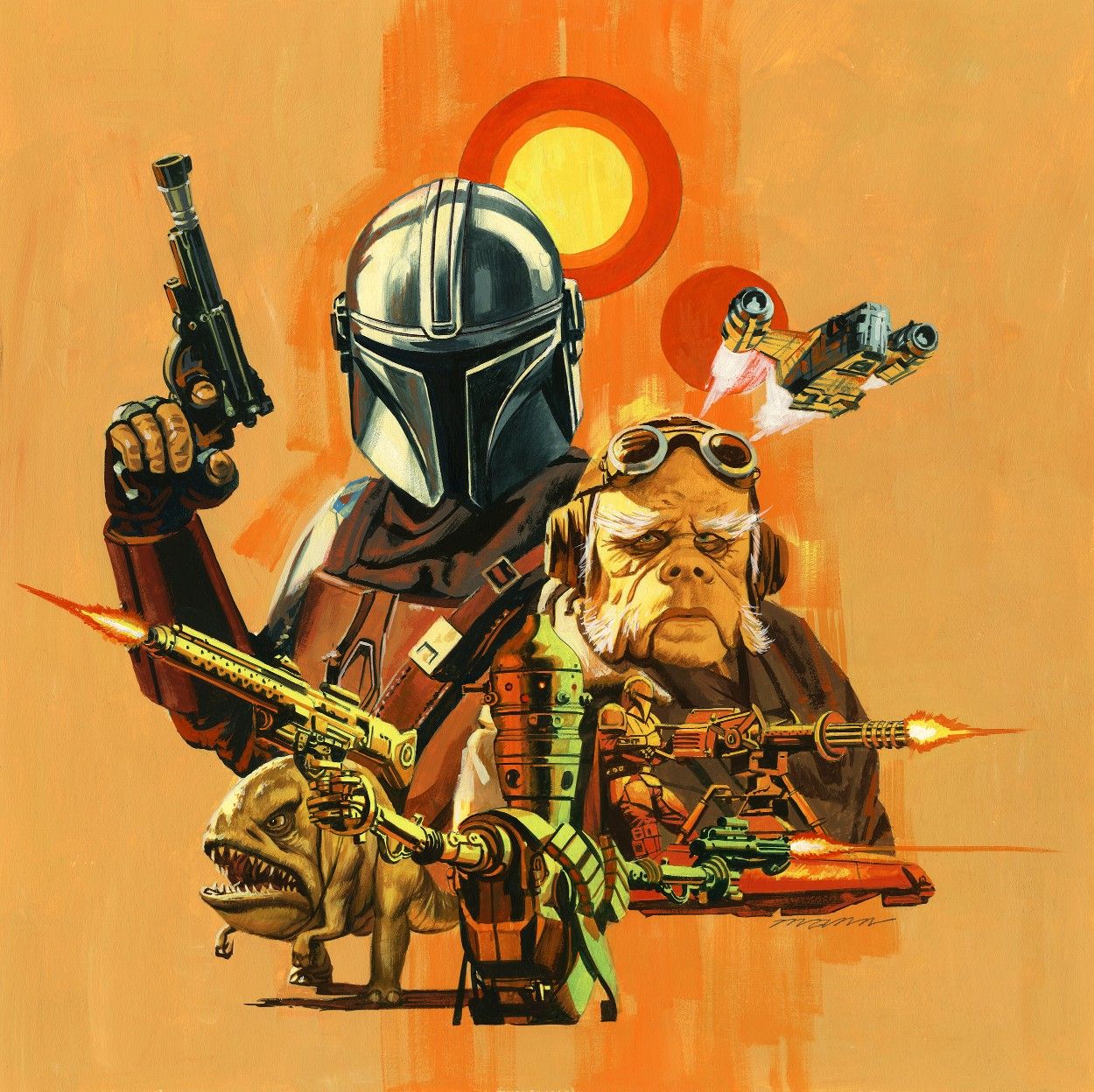 The Mandalorian Season 1 Soundtrack Gets Vinyl Boxset With Stunning Artwork