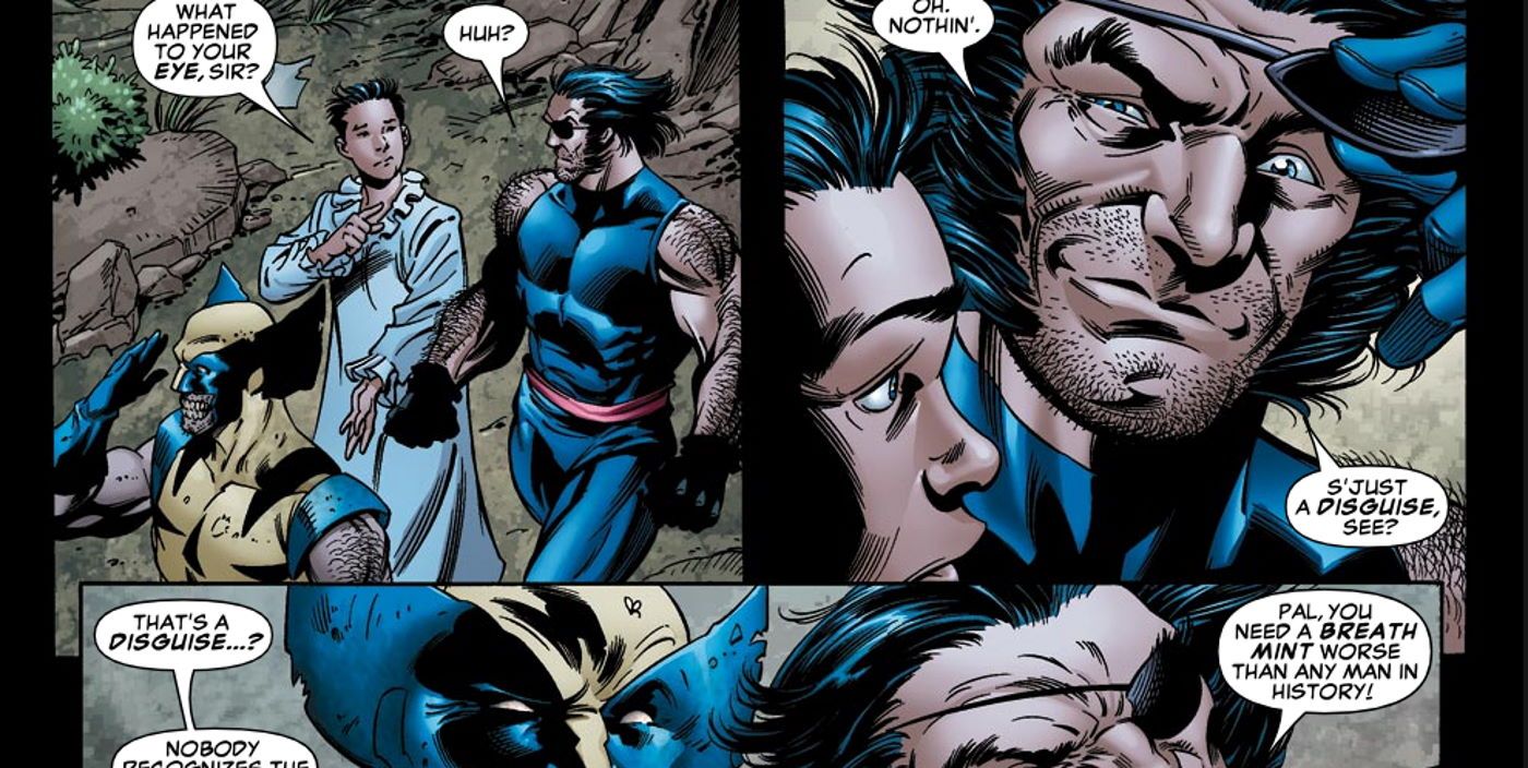 Wolverine Has His Own Silly “Clark Kent” Disguise