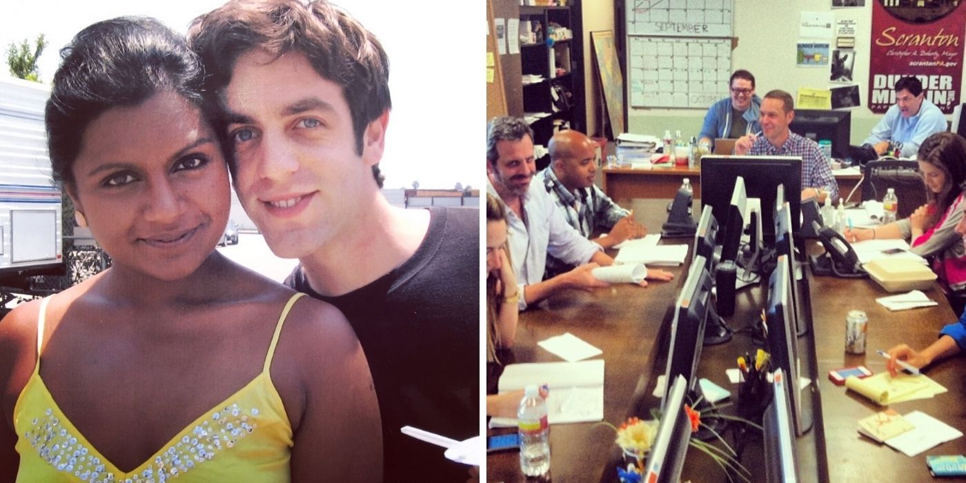 10 BTS Pictures Of Life On Set Of The Office