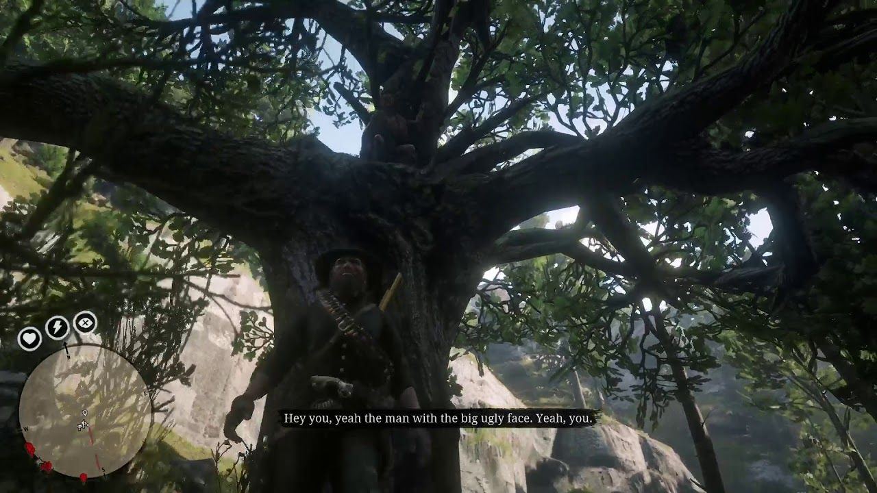 RDR2 Easter Eggs: Arthur Can Find A Hermit Living In The Trees