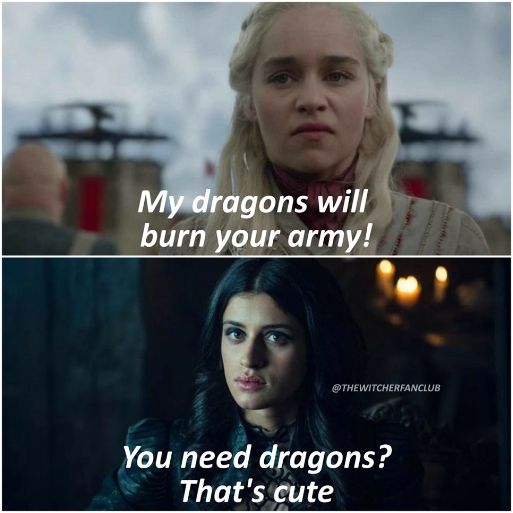 10 Game Of Thrones Vs Witcher Memes That Are Absolutely Hilarious