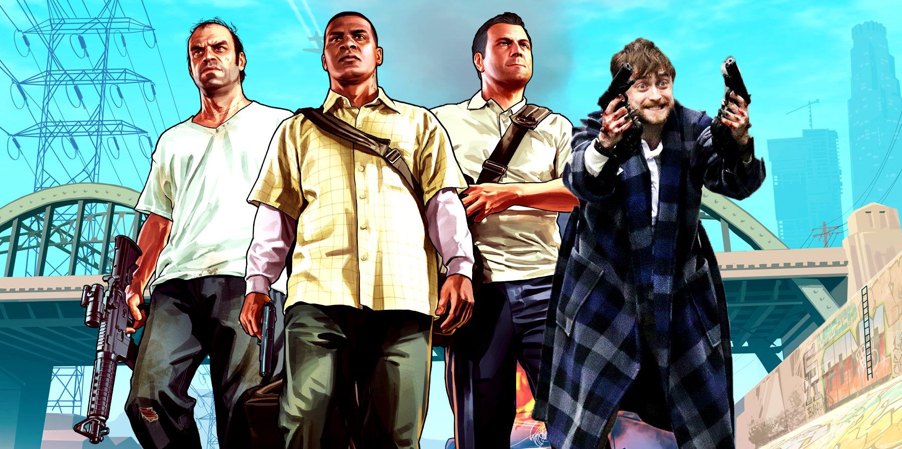 GTA 6 Daniel Radcliffe Character Appears In Hilarious Loading Screen