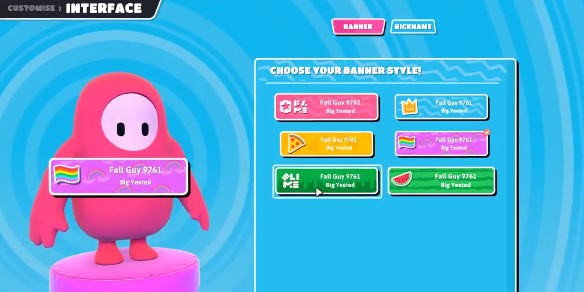 Fall Guys Season 2 Adds Player Banners And Nicknames