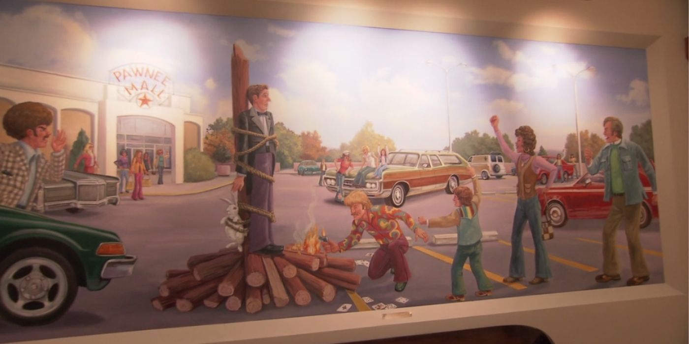 Parks & Rec: Every Mural In Pawnee (& What They Mean)