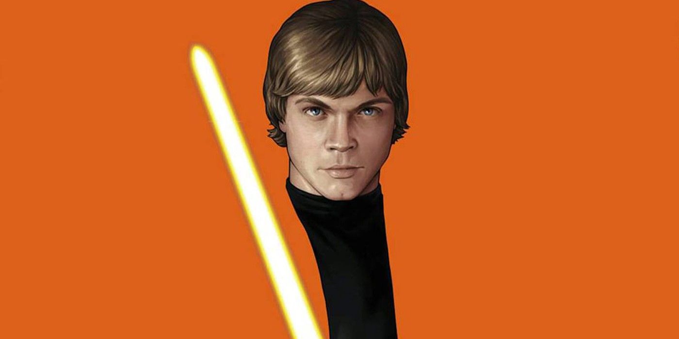 Star Wars Art Highlights Luke's New Yellow Lightsaber