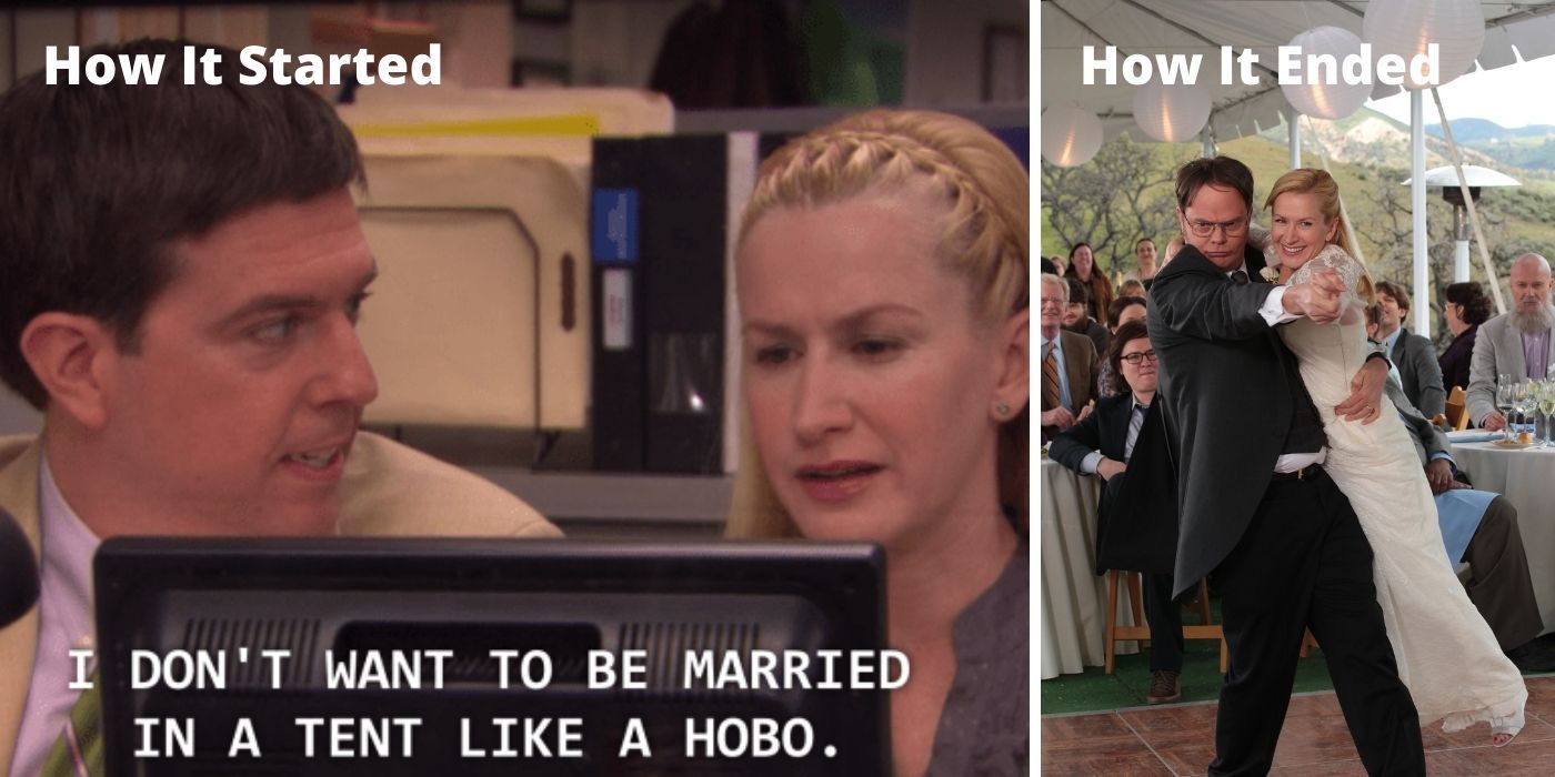 The Office: How It Started Vs. How It's Going Memes For The Characters