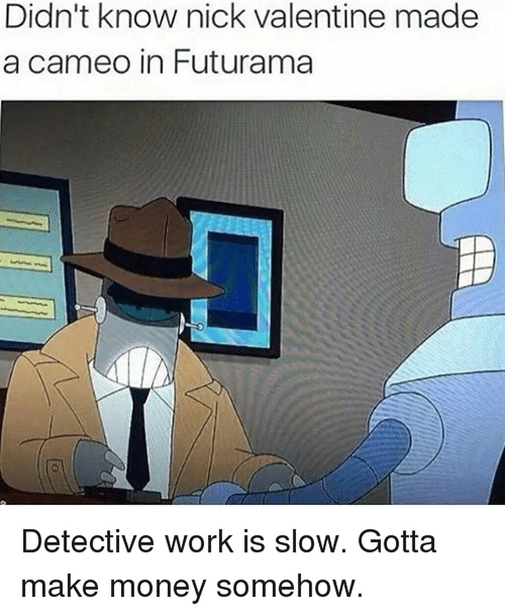 Nick Valentine Memes Pin By Jade Foy On Fallout | Fallout 4 Nick