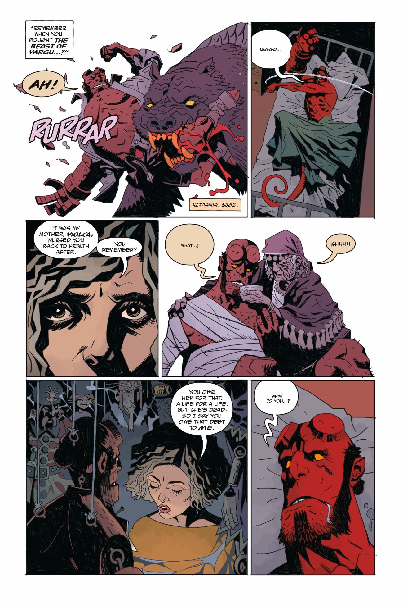 Exclusive: Hellboy Fights Demons in New One-Shot ‘Her Fatal Hour’