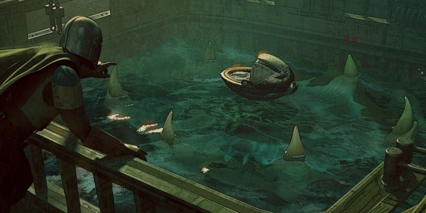 What Does Mandalorian Sea Monster Look Like? Did Its Baby Try To Eat ...