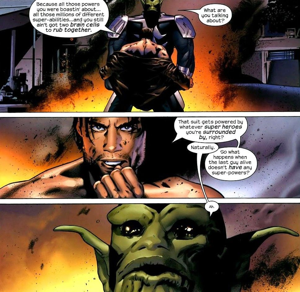 The Thing Beat Marvel’s Skrull Invasion Without His Powers