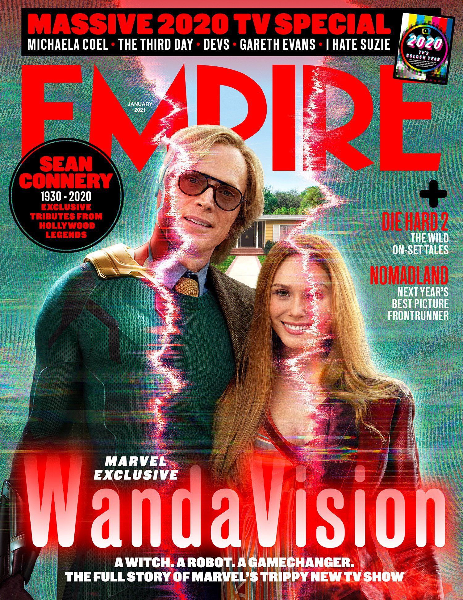 WandaVision Magazine Covers Show Wanda Inside Vision’s Head