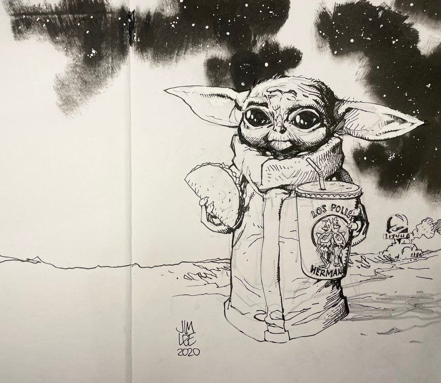 Baby Yoda Munches On A Pollos Hermanos Taco In Breaking Bad Crossover ...