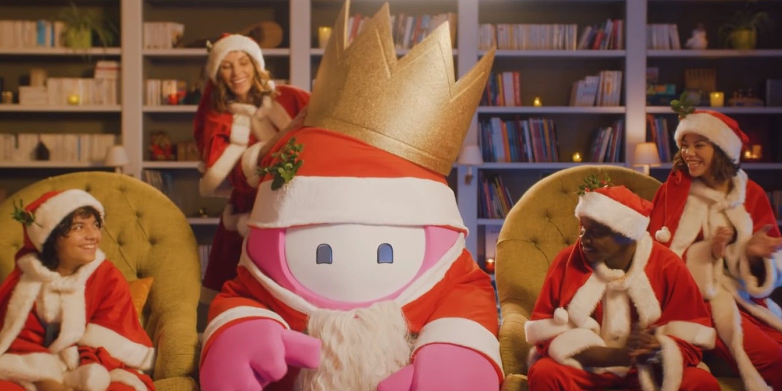 Fall Guys Gives Free Santa Costume & Adorable Live-Action Thanks To Players