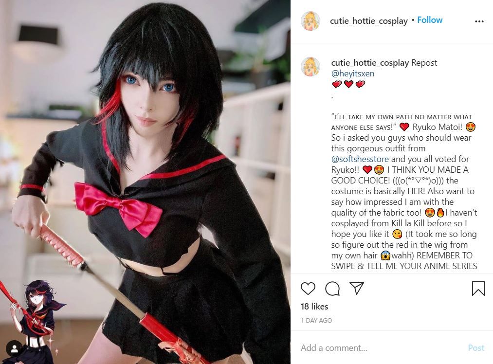 Kill La Kill: 10 Awesome Cosplays Of Ryuko