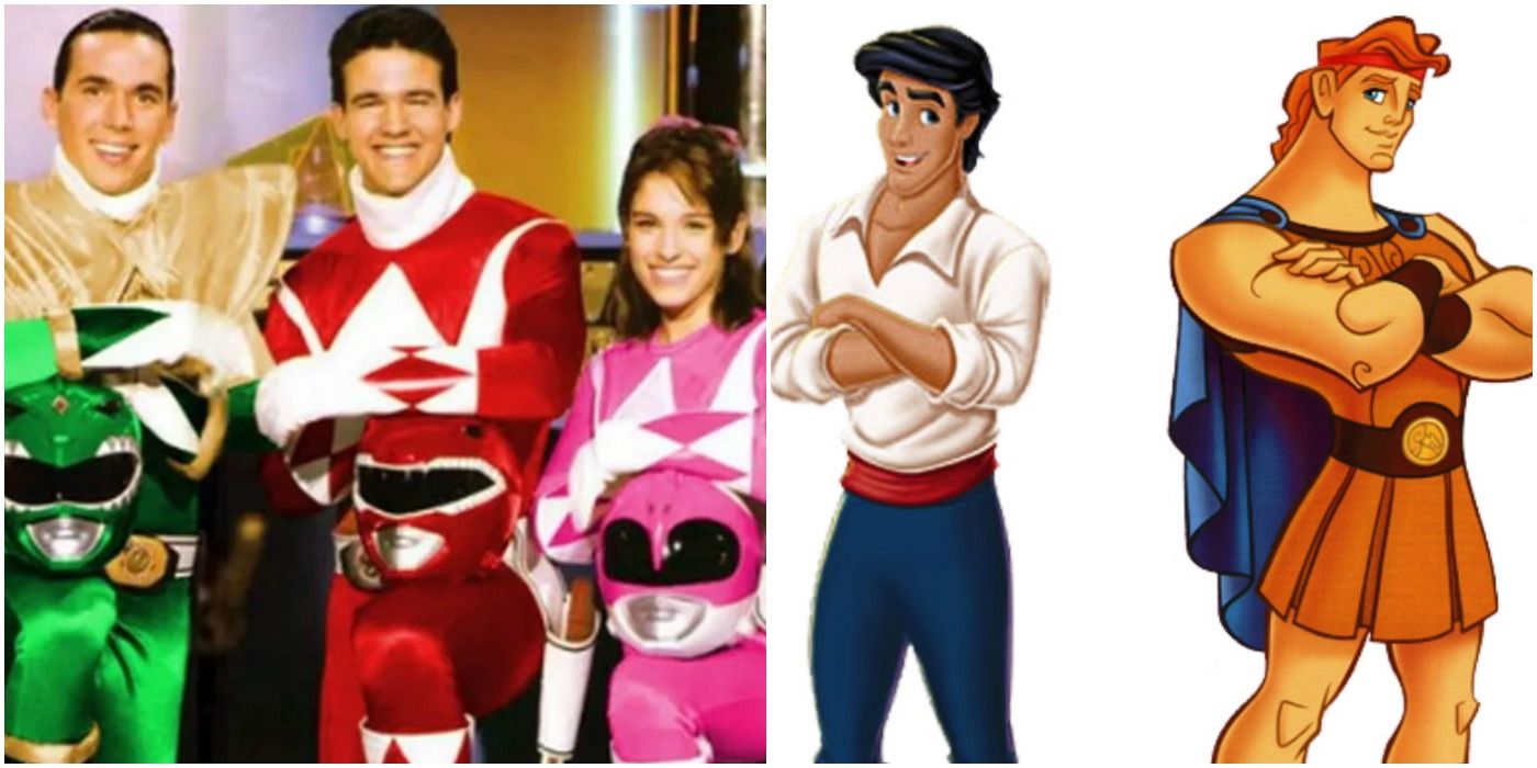 Mighty Morphin Power Rangers Characters & Their Disney Counterparts