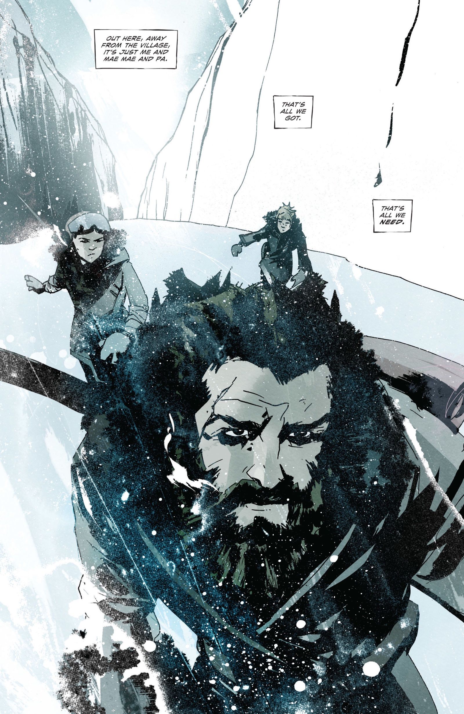 New Series Snow Angels From Jeff Lemire And Jock Revealed By Comixology