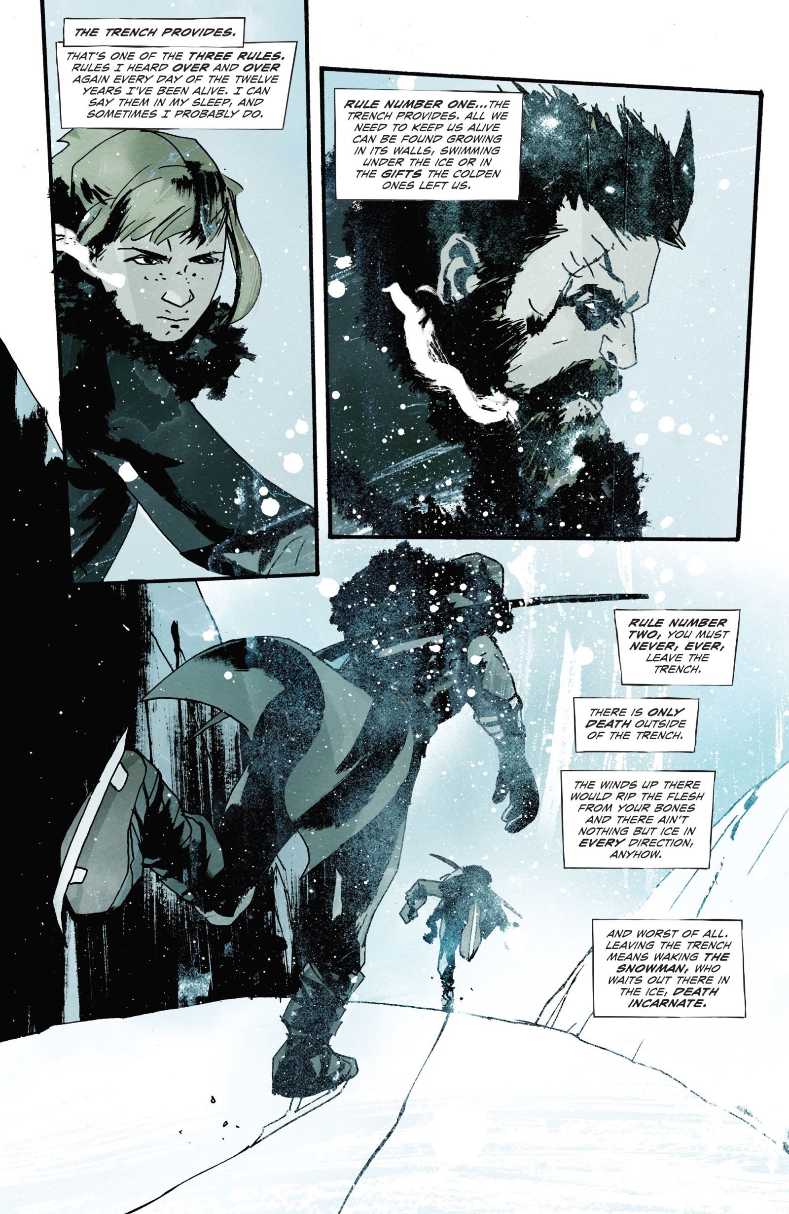 New Series Snow Angels From Jeff Lemire And Jock Revealed By Comixology