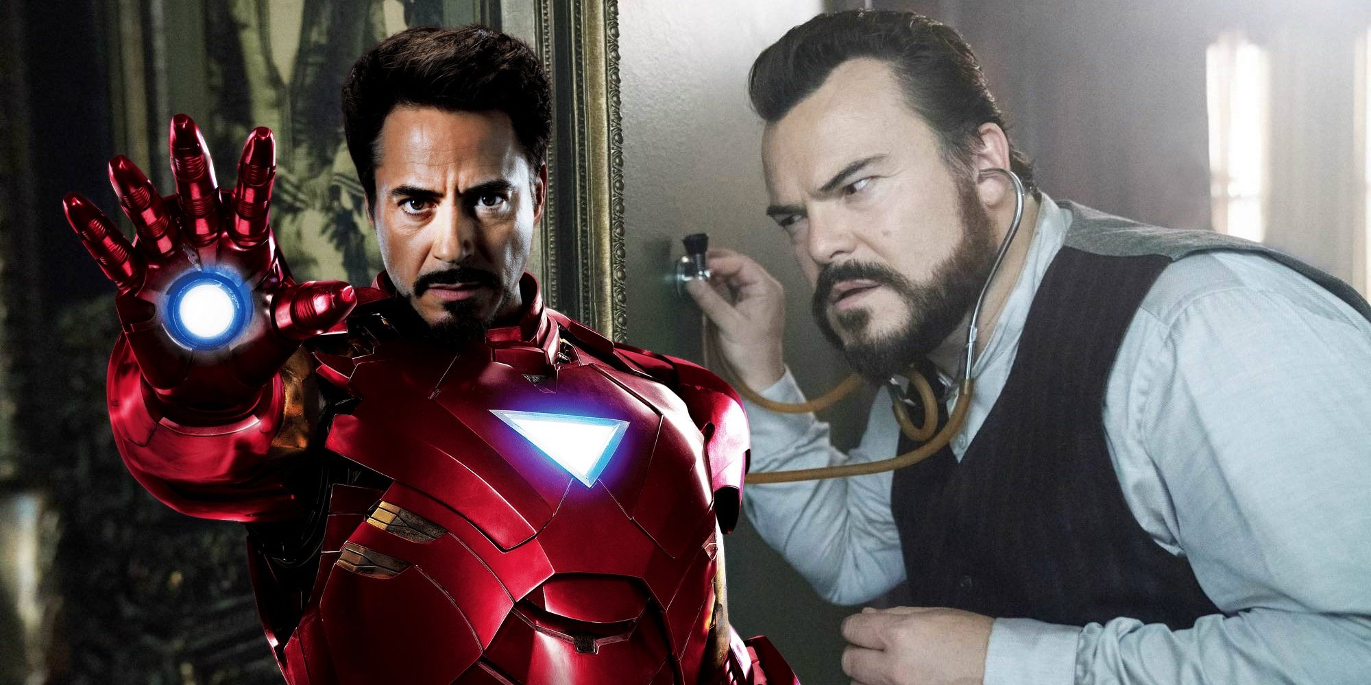 Jack Black Dances Around His Back Yard as Iron Man In a Speedo