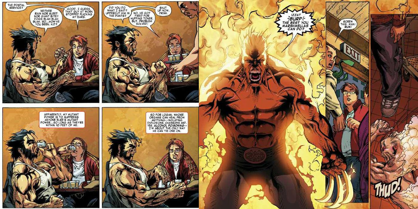 Wolverine Exploits Another Mutant's Powers To Get Drunk