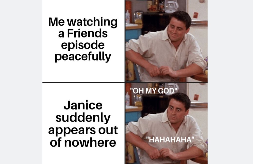 Friends 10 Best Janice Memes