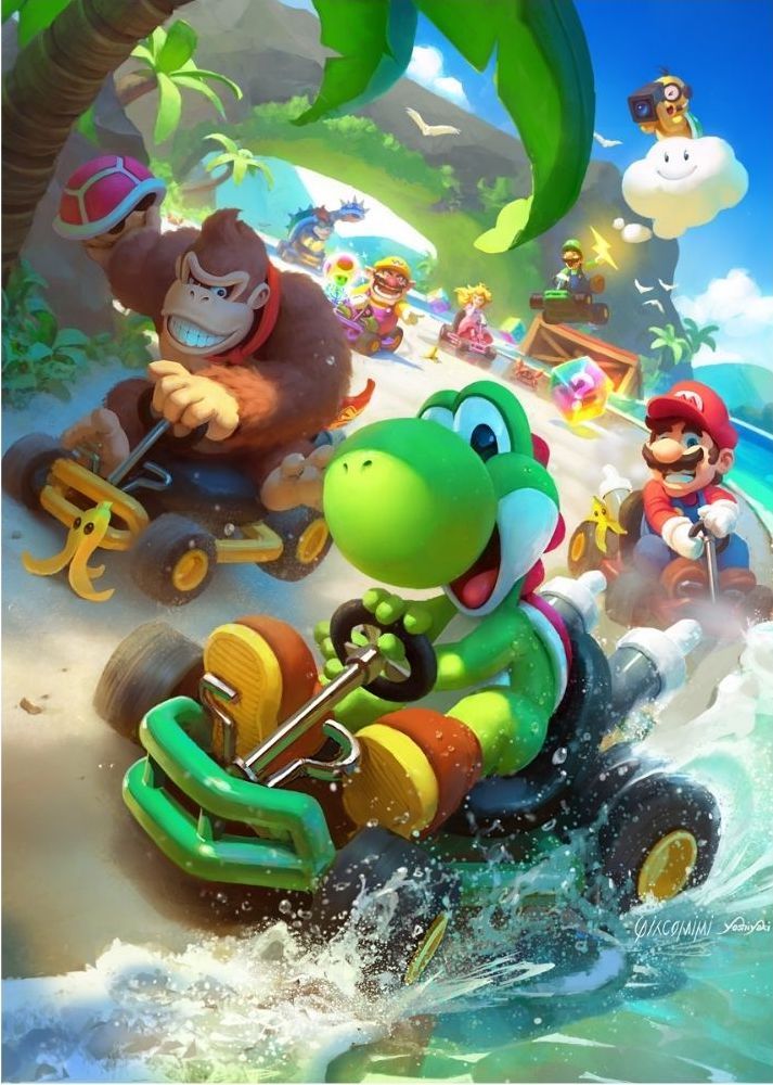 Let's-A-Go!: 10 Awesome Pieces Of Mario Kart Fan Art