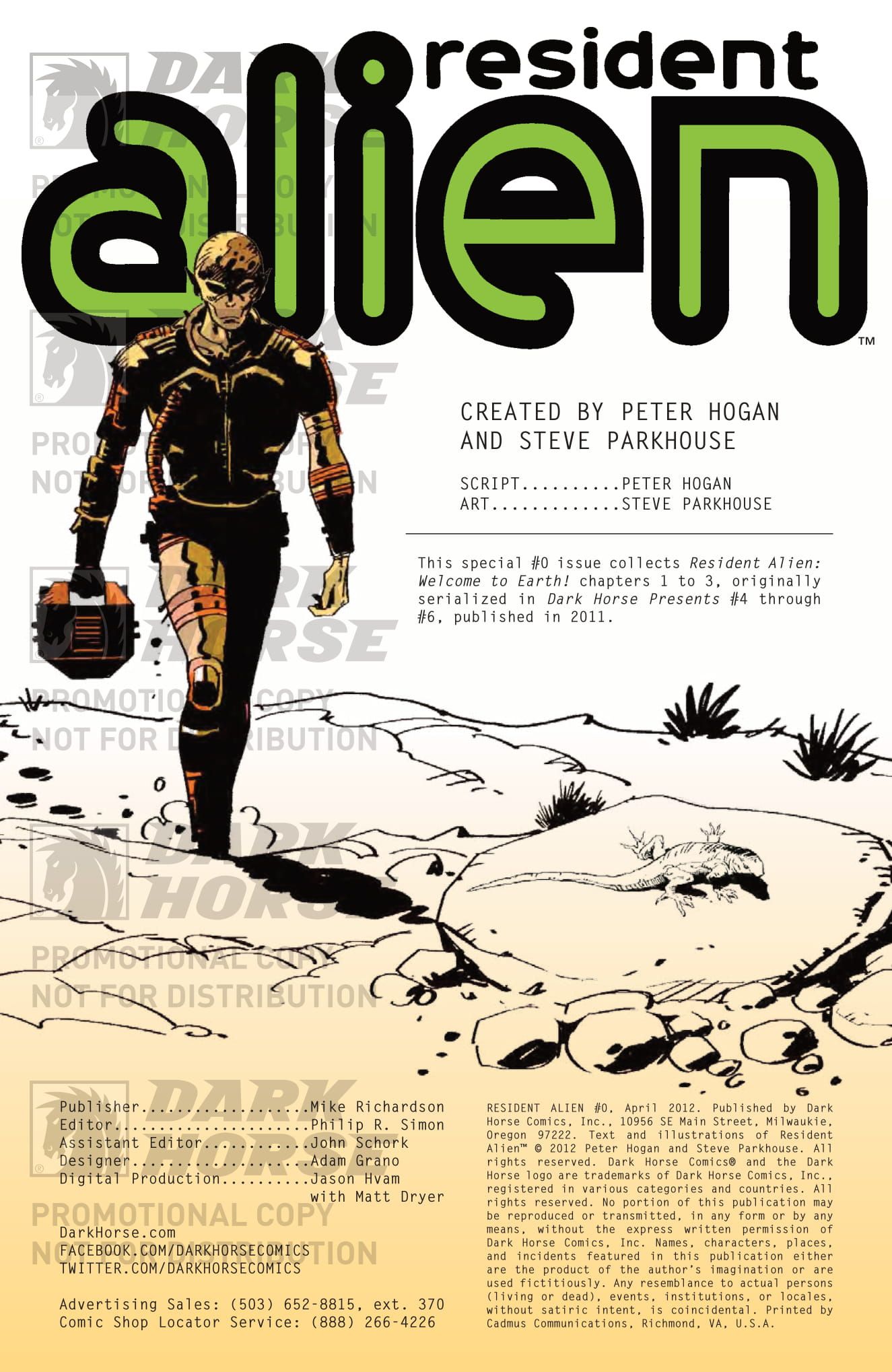 Resident Alien: Read The Original Comic Before TV Show's Premiere