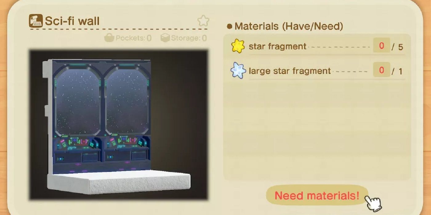 Animal Crossing: All Star Fragment Recipes