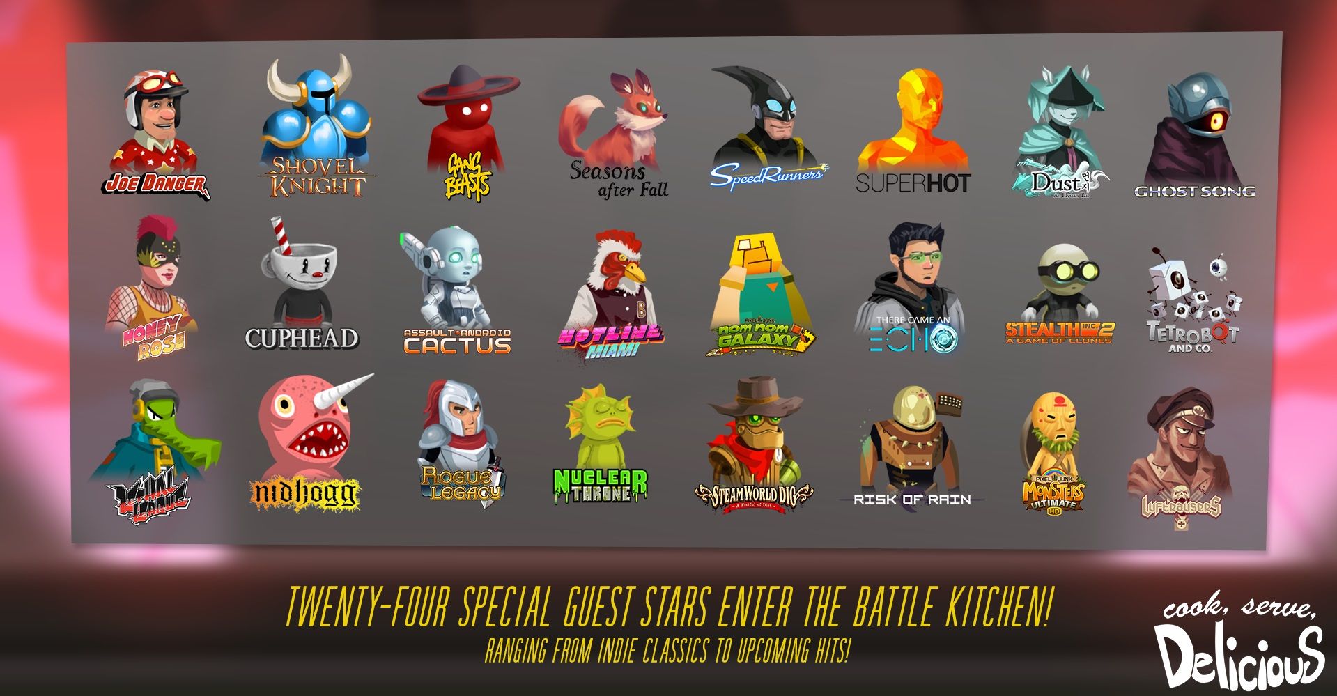 The Crossover Game Roster