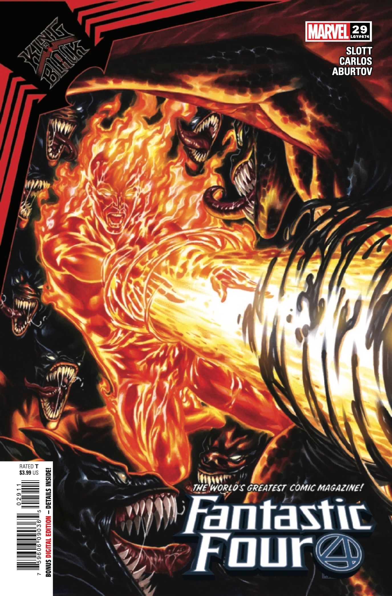 The Fantastic Four Finally Enter King in Black in Comic Preview