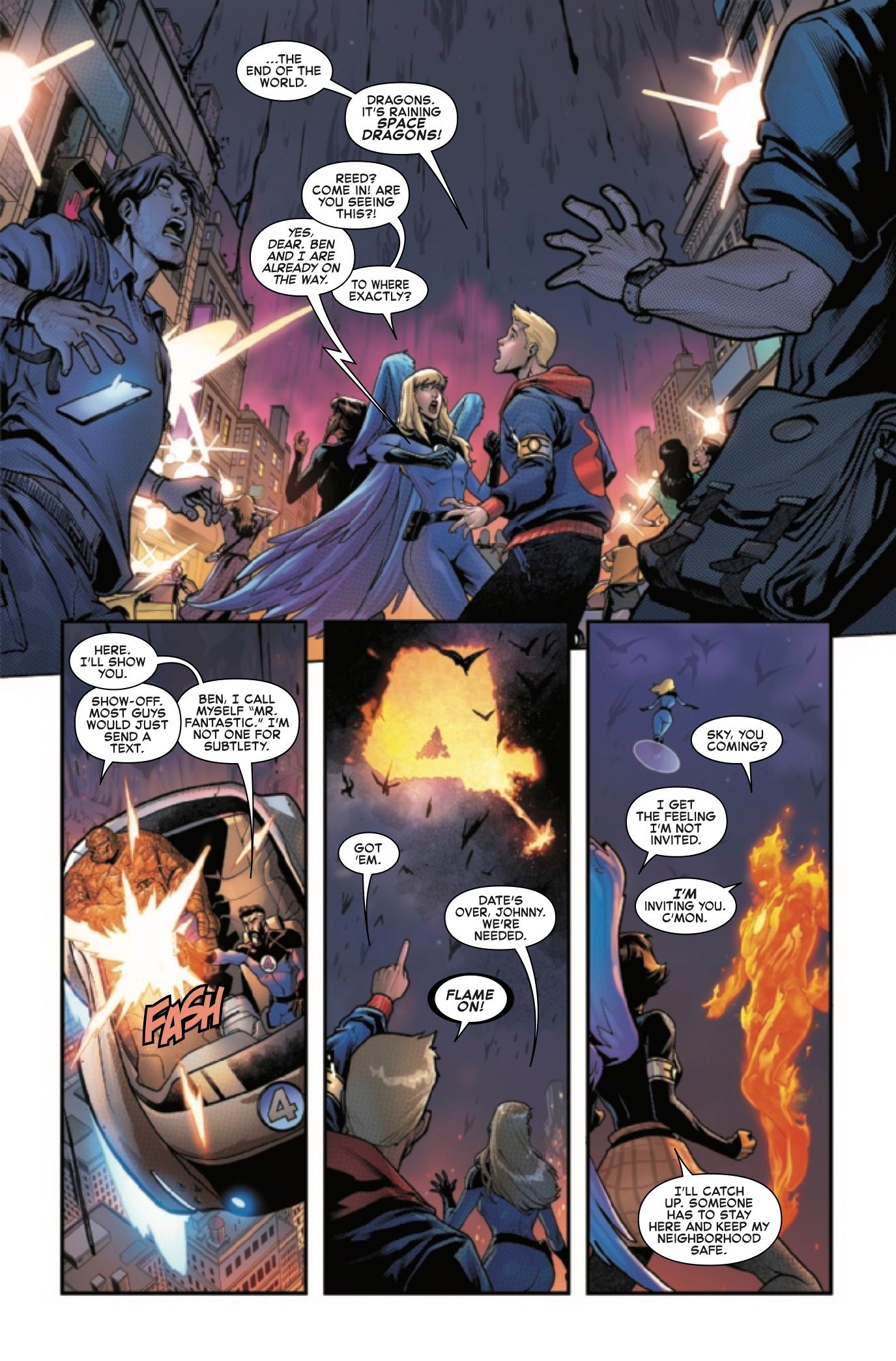The Fantastic Four Finally Enter King in Black in Comic Preview