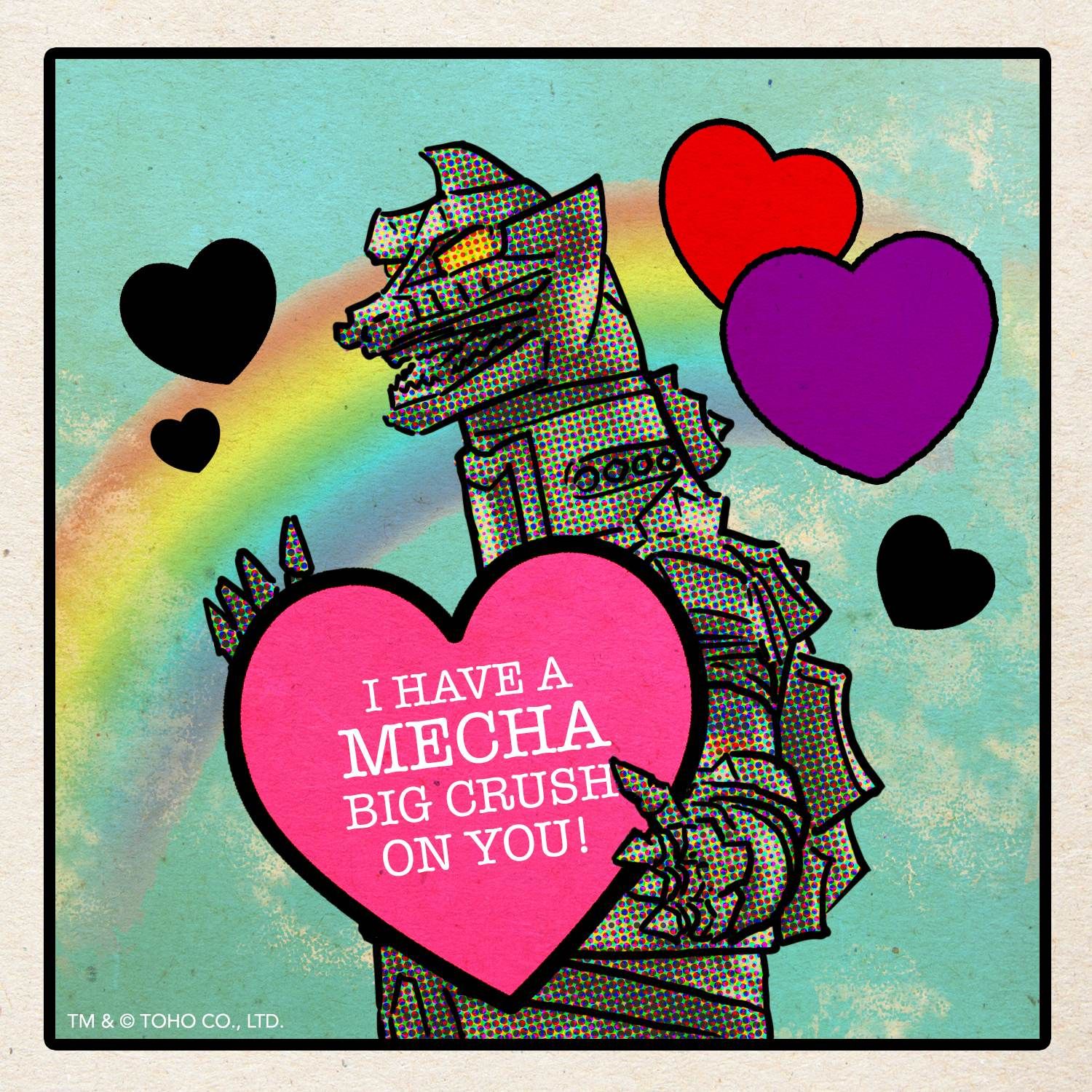 Adorable Godzilla Valentine’s Day Cards Feature Fun Kaiju Puns