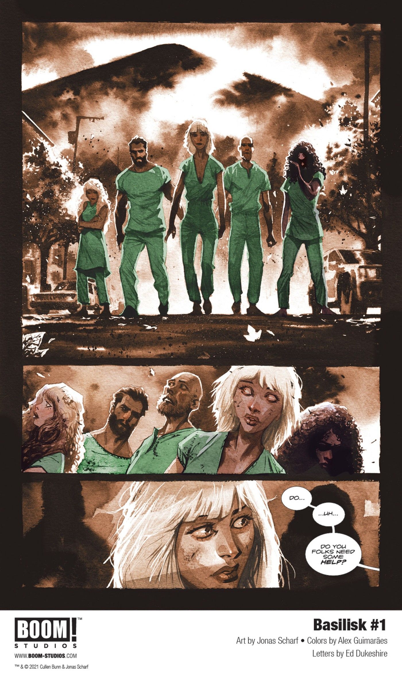 Bone Parish Creators Reunite For New Horror Comic Series Basilisk