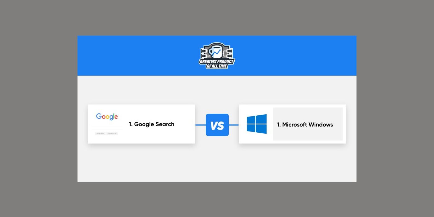 Google Beats Windows & iPhone To Be Crowned 'Greatest Product Of All Time'