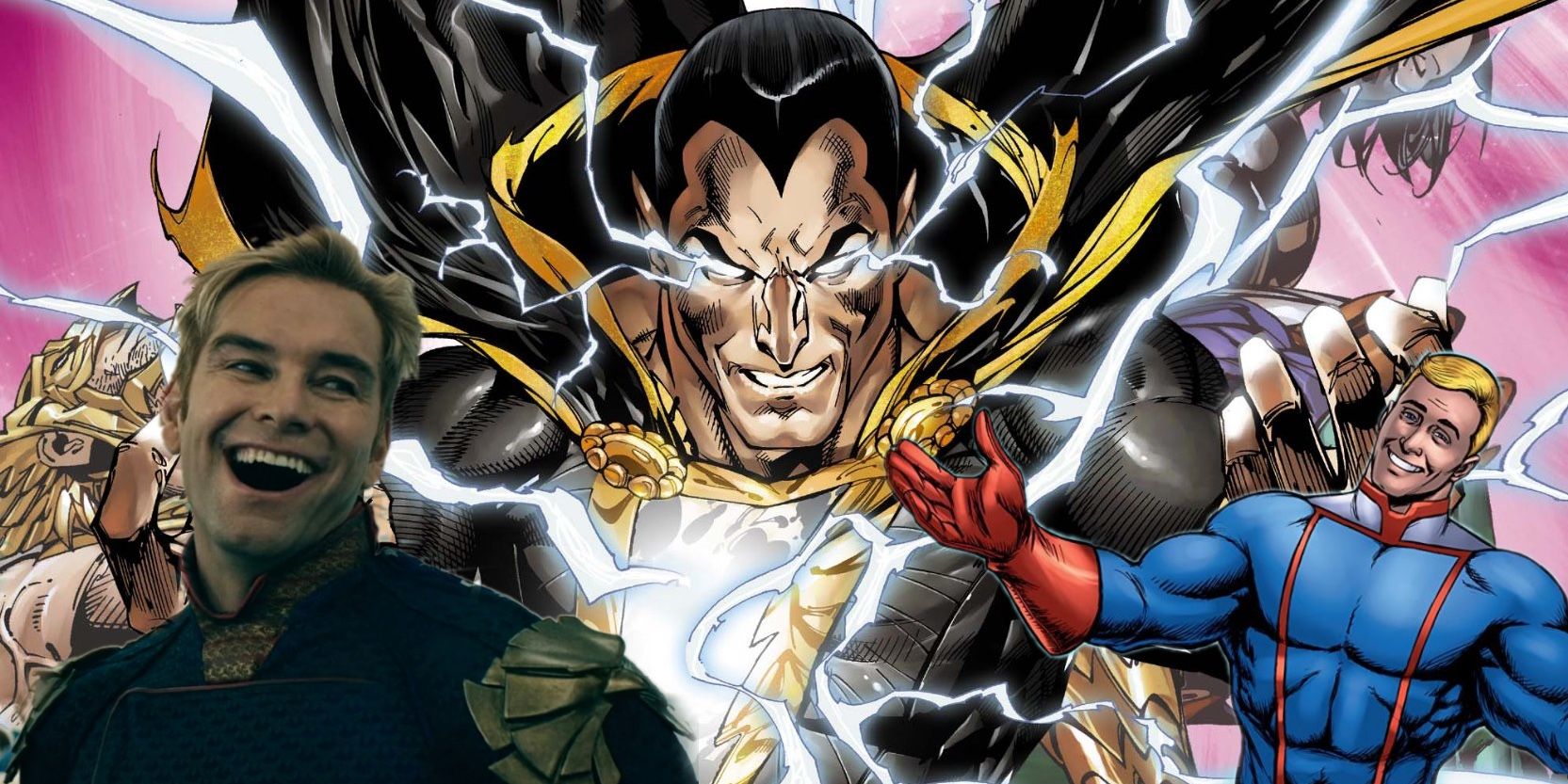 Black Adam vs The Boys' Homelander: Who'd Win Their Comic Battle
