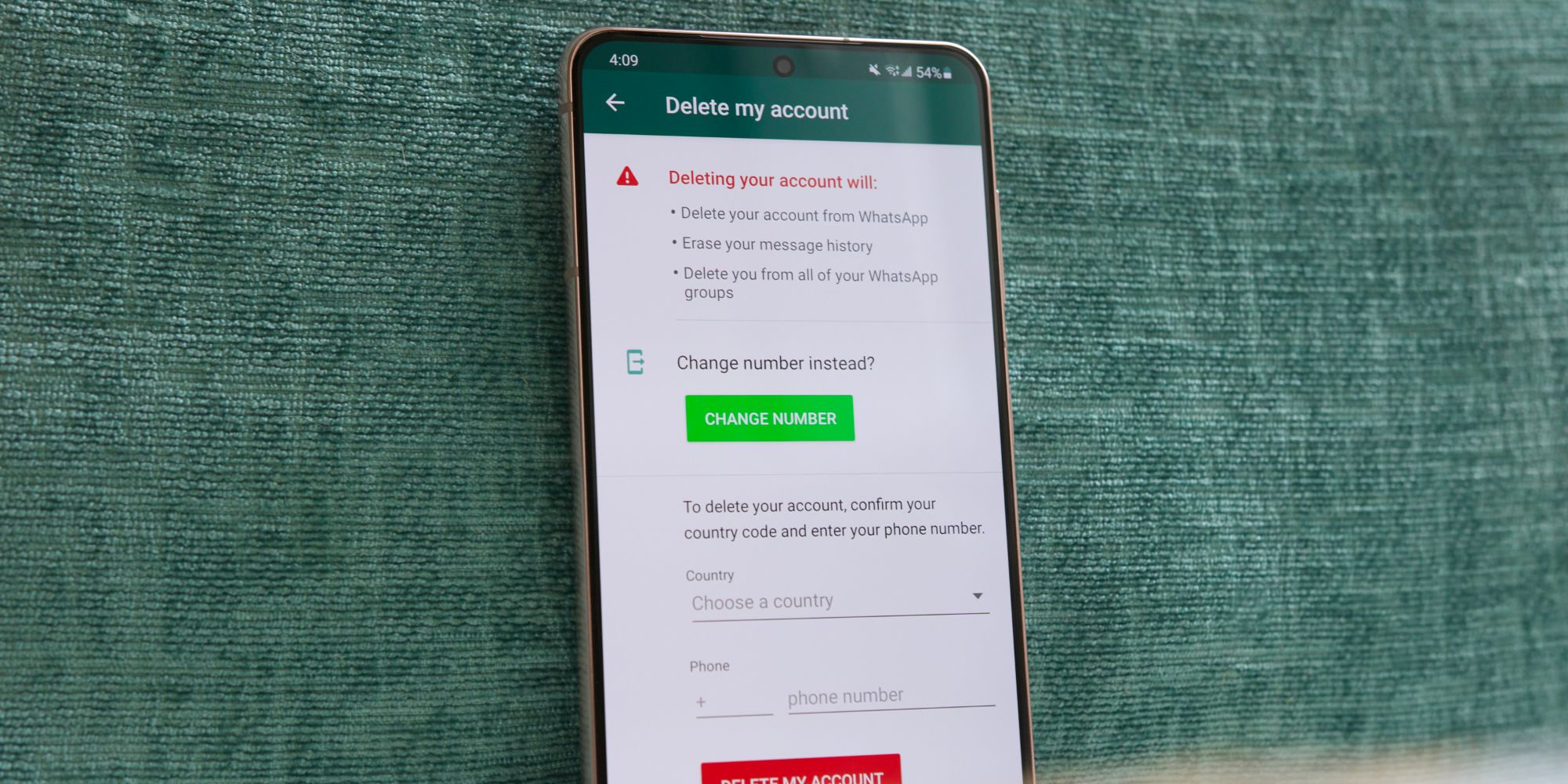 How To Delete WhatsApp Account