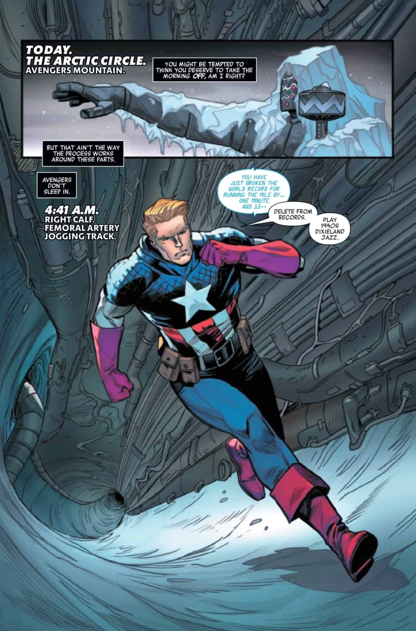 Captain America is Secretly the Avengers' Fastest Man Alive