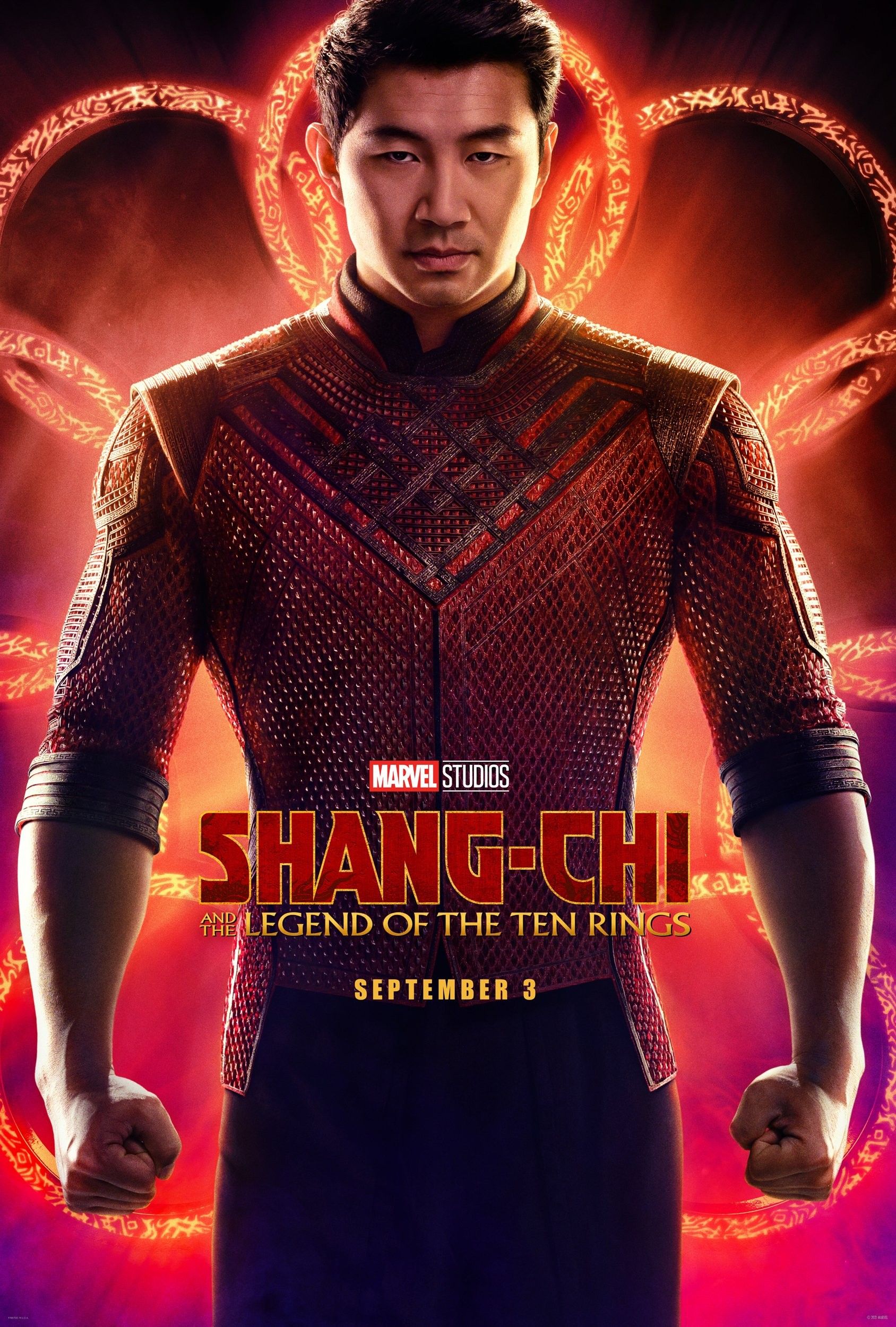Shang-Chi Poster Reveals Simu Liu's MCU Costume