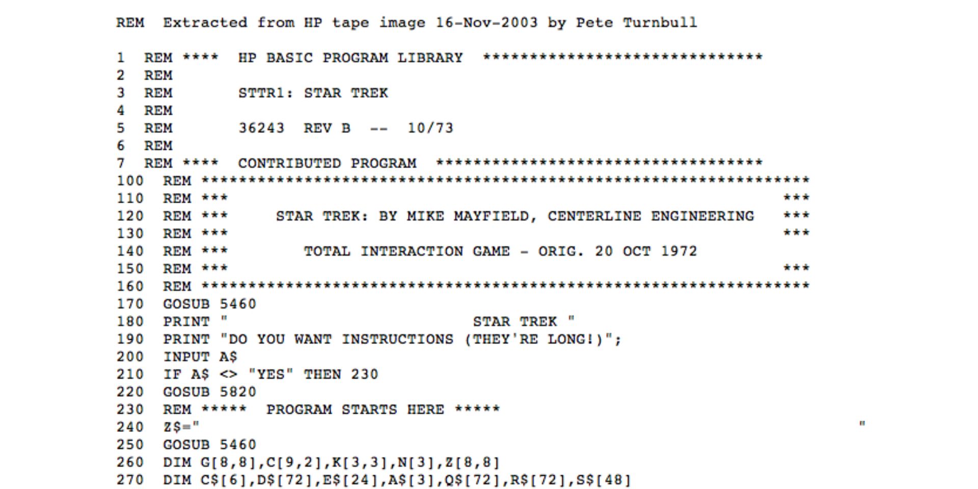 Star Trek's First Game & How It Kickstarted PC Gaming