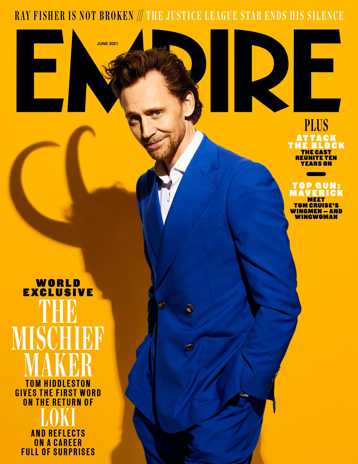 Tom Hiddleston Channels Marvel's God Of Mischief In Loki Magazine Covers