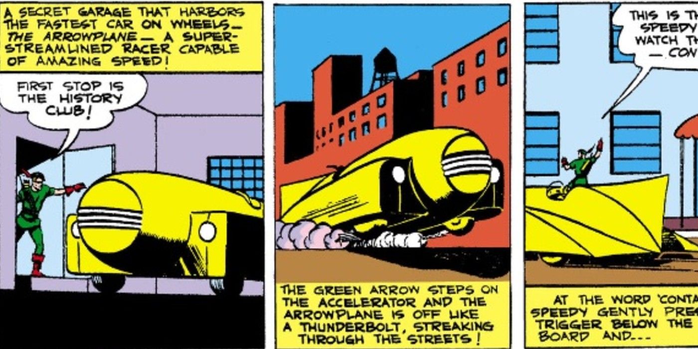 Green Arrow Has His Own Version of The Batmobile