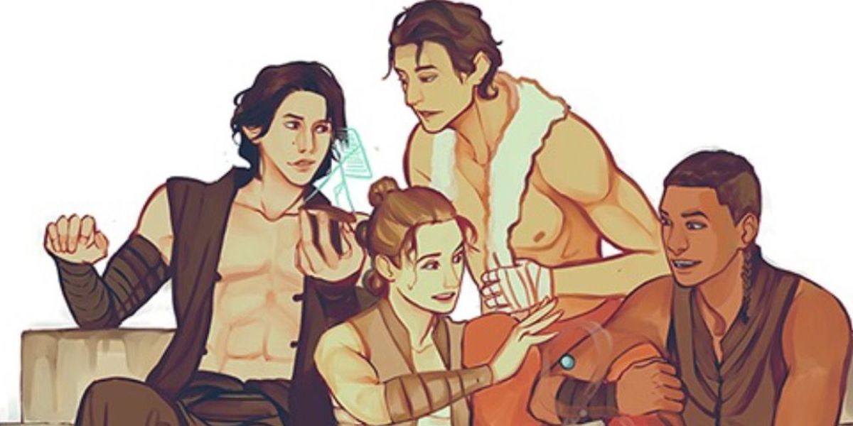 Star Wars: 10 Polyamorous Fan Ships We Wish Were Real