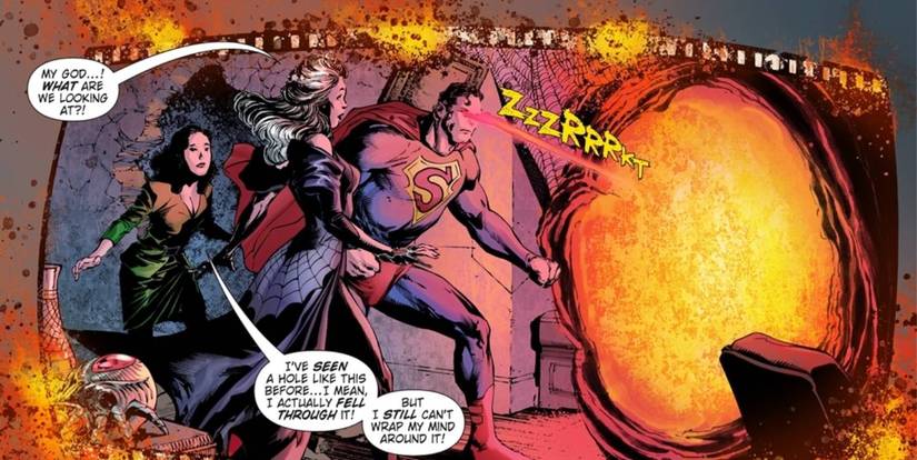 Superman's Heat Vision Can Burn Holes in Reality