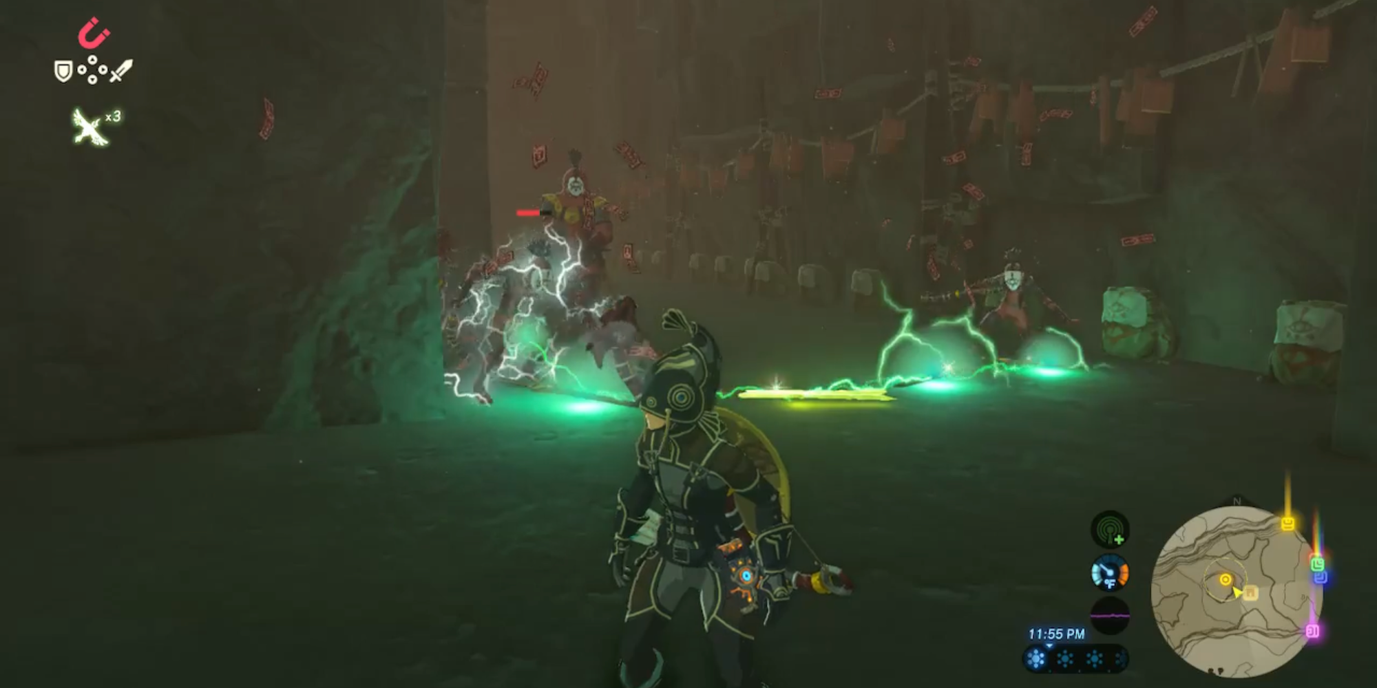 Breath Of The Wild Yiga Trap Built Using Electricity Glitch