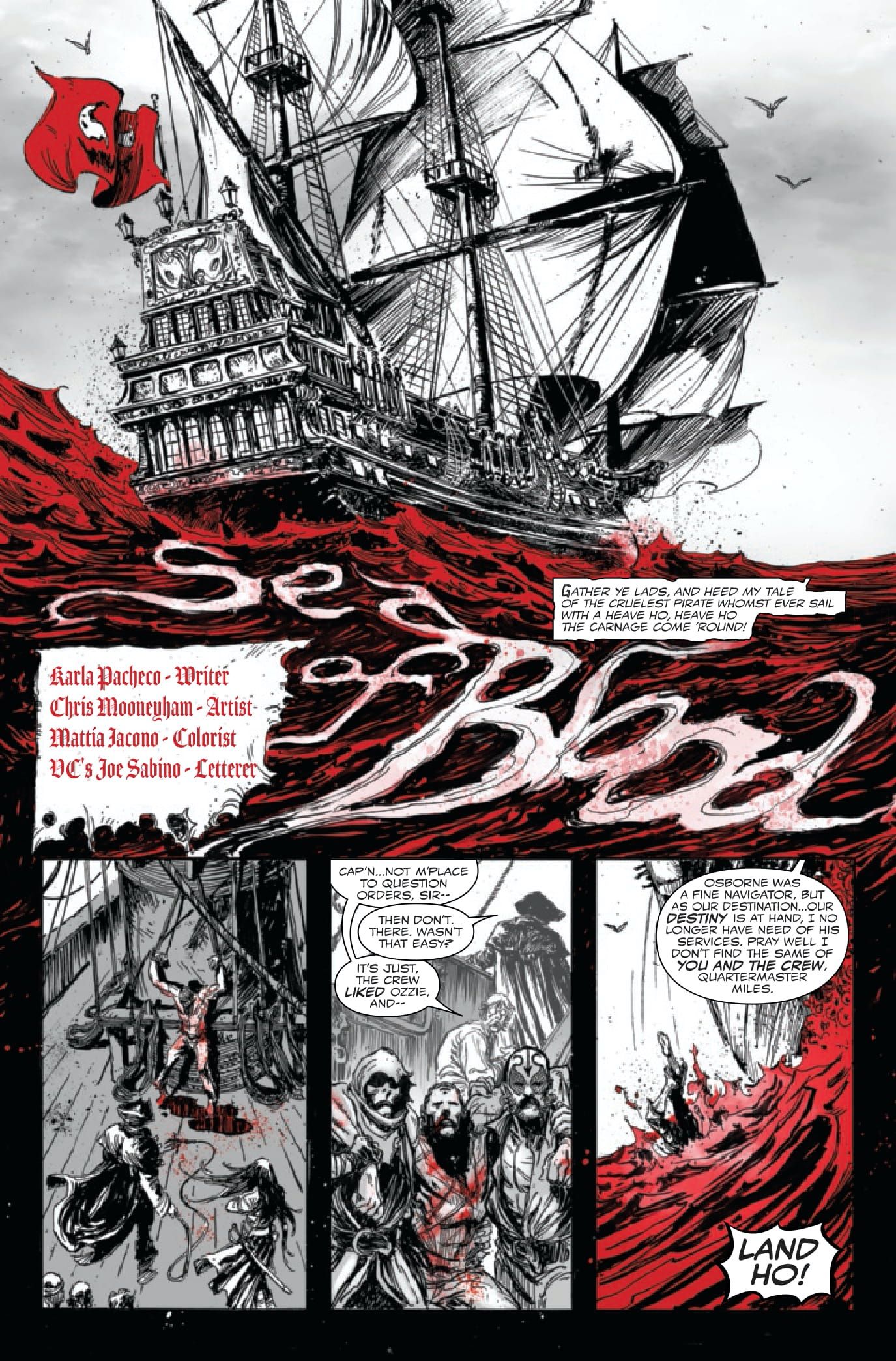 Carnage is a Pirate Ship in New Comic Sneak Peak